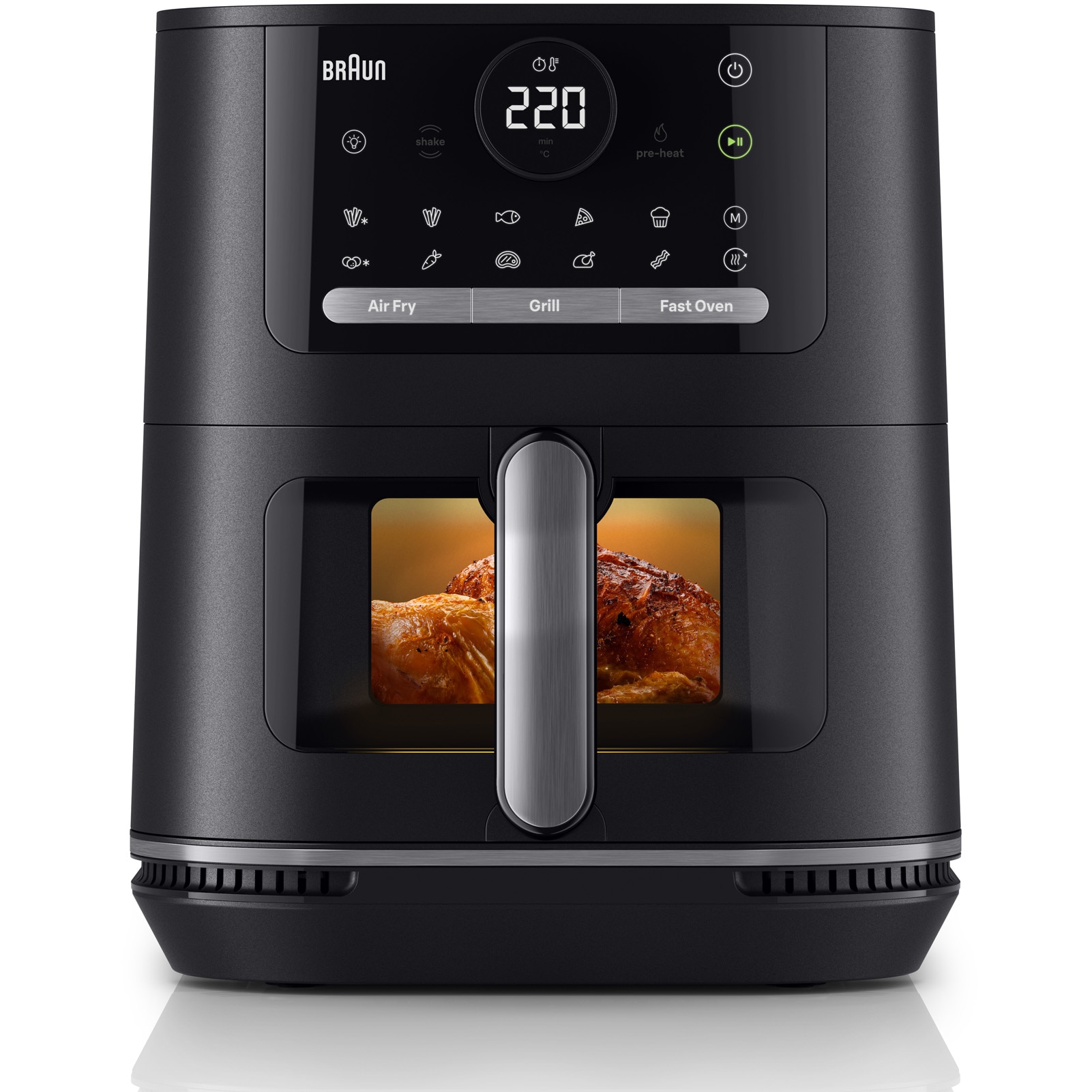 Friteuza cu aer cald, fara ulei, Braun MultiFry 5 HF5073, 3in1: air ...