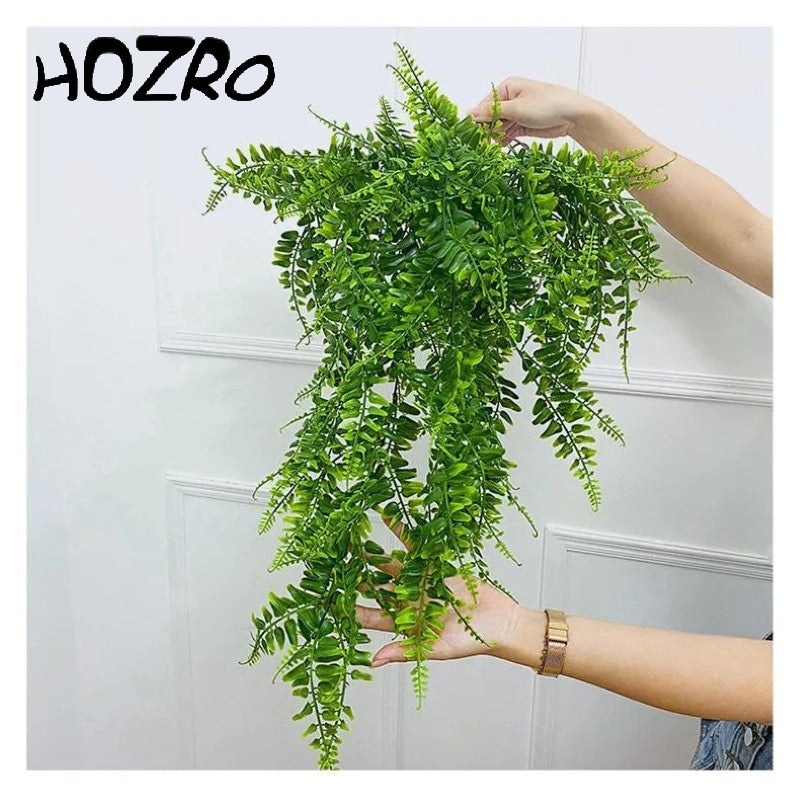 Set 10 Ferigi HOZRO, Artificiale – 70 cm, Verde – Perfecte pentru ...