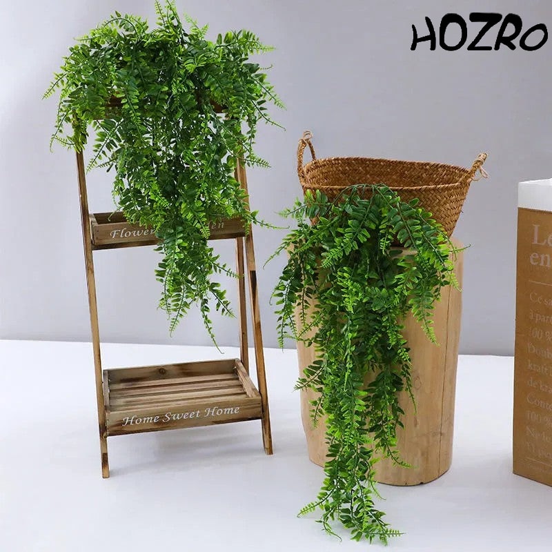 Set 4 Ferigi, HOZRO, Artificiale, 70 cm, Verde - eMAG.ro
