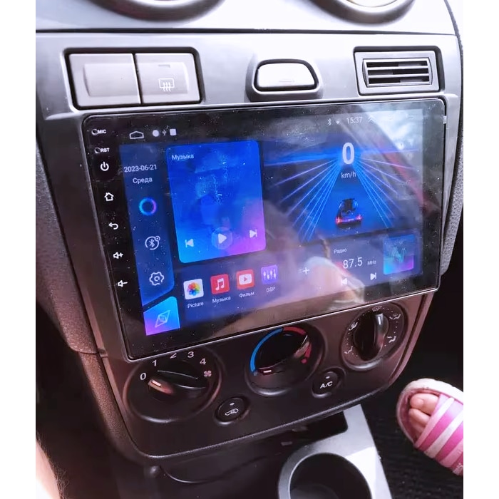 Специализирана навигация за Ford Fiesta MK5 2002-2008, Сива, 4GB RAM ...