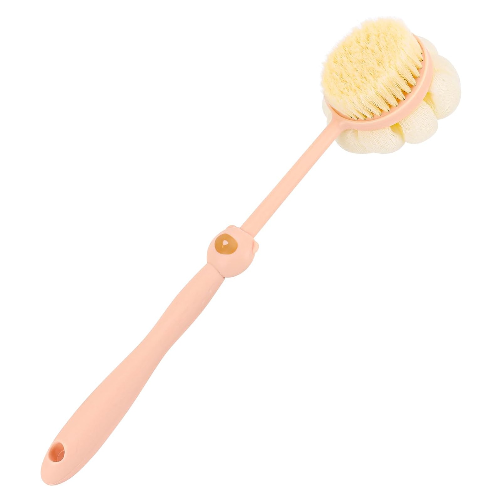 Perie de baie TREXORA, design cu doua fete, perii si lufa, 39.5 cm ...