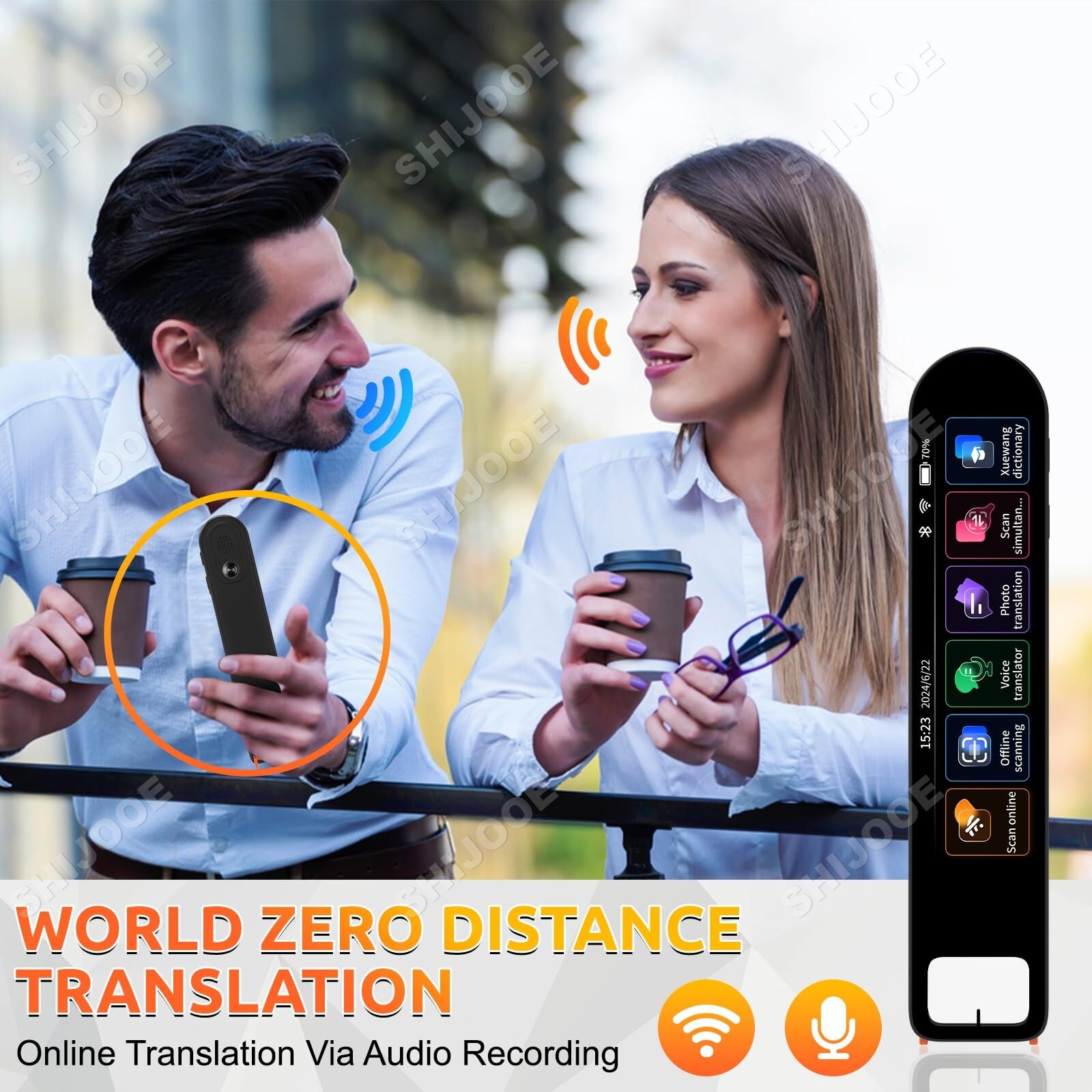 Traducator Inteligent Multifunctional，SHIJOOE®，Functie traducere foto，Traducator in Timp Real ...