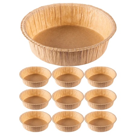 Set 10 bucati forme de copt din hartie, 16x16x5.5cm - eMAG.ro