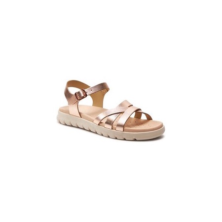 Sandale dama Geox, 303478001, Piele naturala, 39 EU, Roz - eMAG.ro