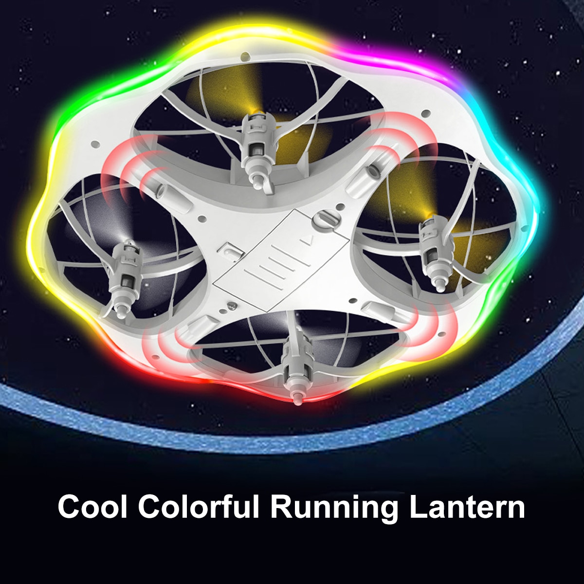 Drona mini pentru copii, mod dual de zbor, 3 baterii, protectie ...