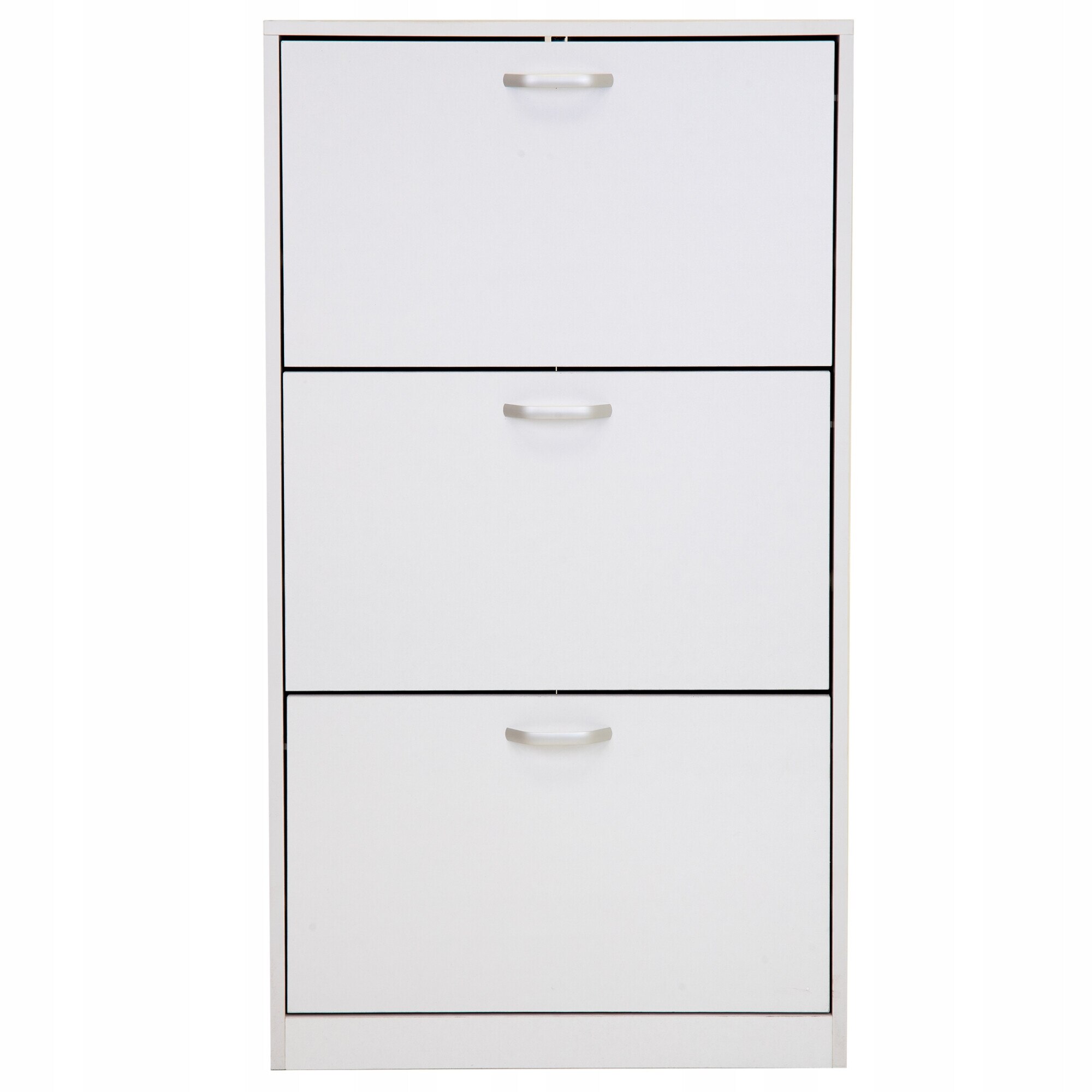 Dulap pantofi Jumi, 3 compartimente, 60x24x113cm, alb - eMAG.ro