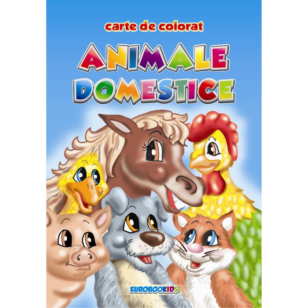 Animale Domestice - Carte De Colorat A5 - eMAG.ro