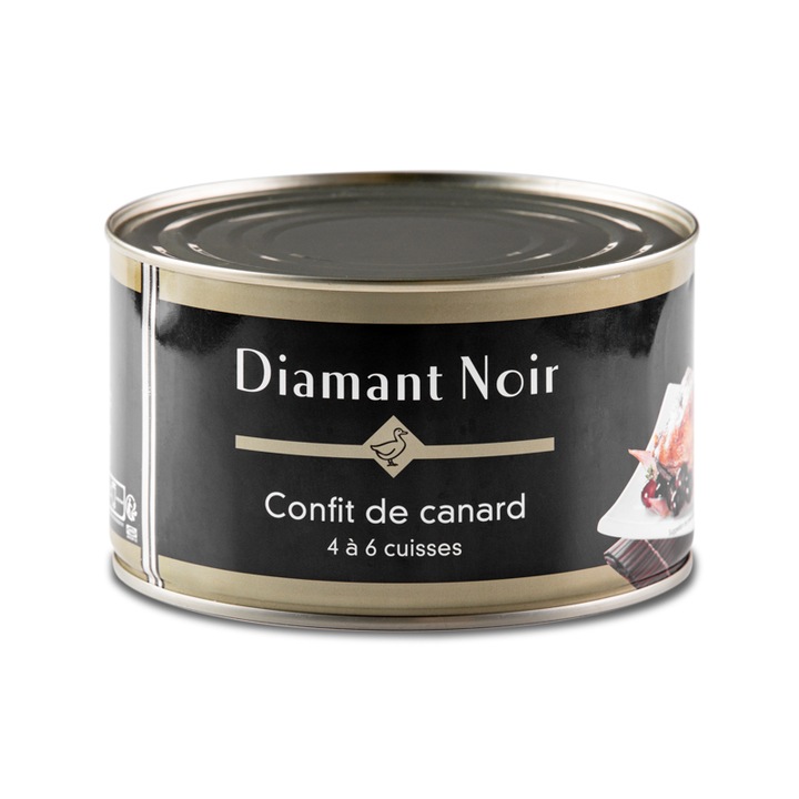 Pulpe confiate de rata, Diamant Noir, 4-6 buc, 1.35 kg - eMAG.ro