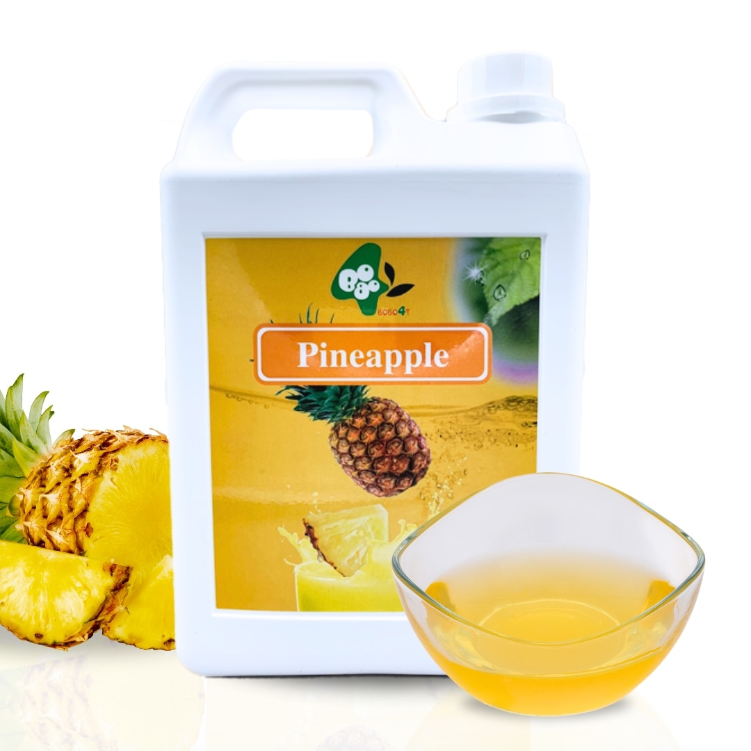 Sirop de Ananas 2, 5 kg – Aroma Tropicala, Perfect pentru Bubble Tea si ...