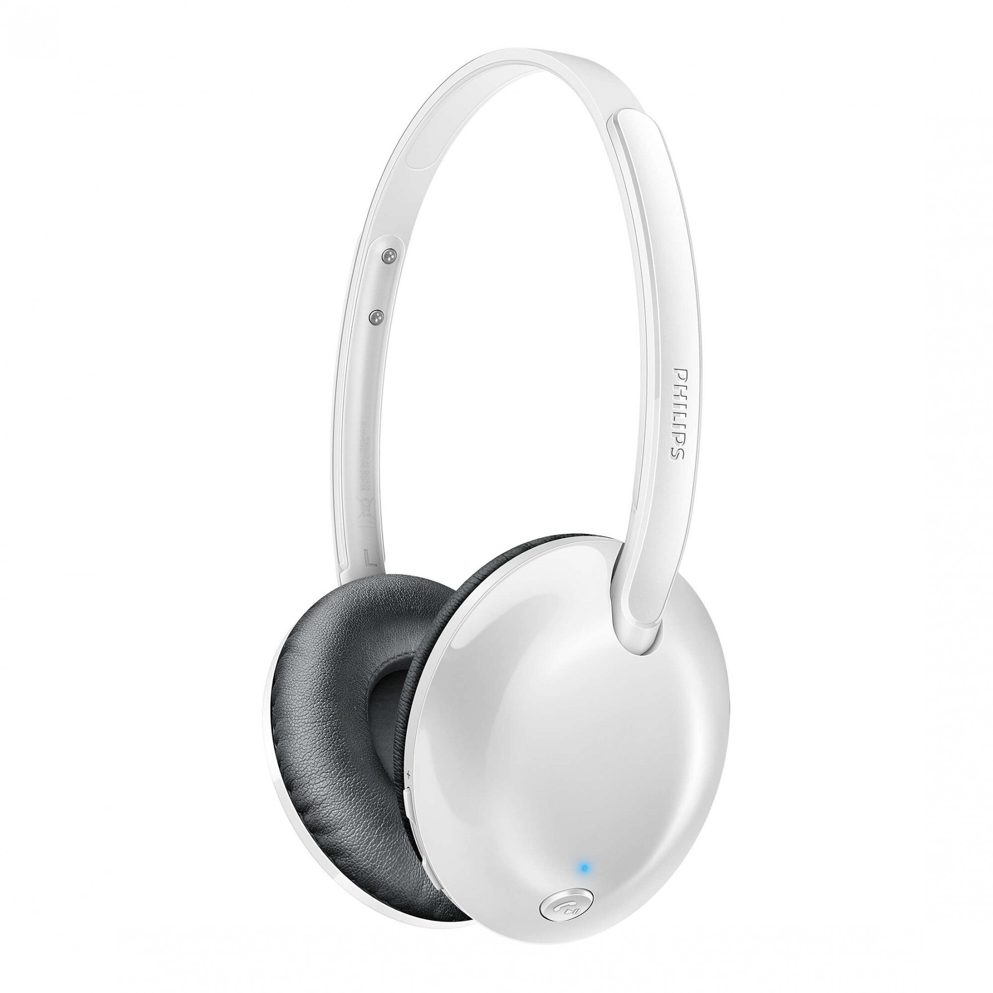 Casti on-ear PHILIPS SHB4405WT/00, bluetooth, Alb - eMAG.ro