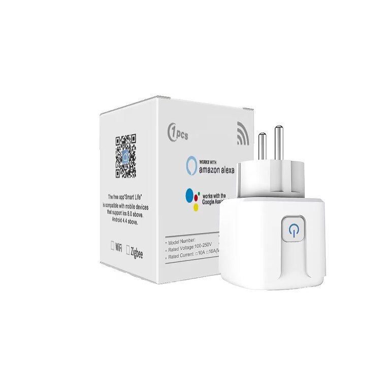 Priza Zigbee SmartPlug Wi-Fi, Max 20A, monitorizare consum energie ...