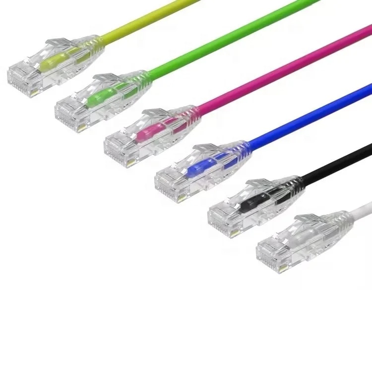 Cablu CAT de Retea, Slim UTP, 6A 4PR/28AWG Pure Cooper, Patchcord, 3 ...