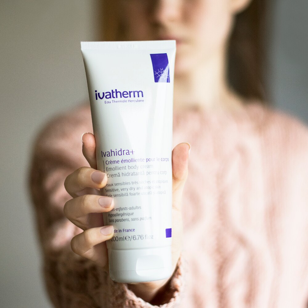 Crema hidratanta pentru corp Ivahidra+, Ivatherm, pentru piele uscata ...