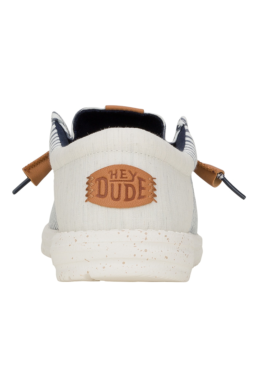 HEYDUDE, Mocasini cu model in dungi, Alb, Bleumarin, 43 - eMAG.ro
