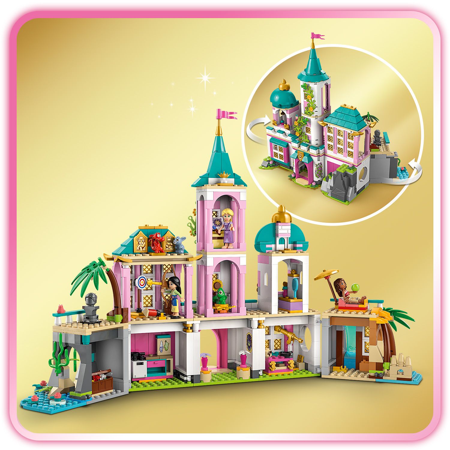 LEGO® Disney Princess - Castel de printesa si animalute regale 43267 ...