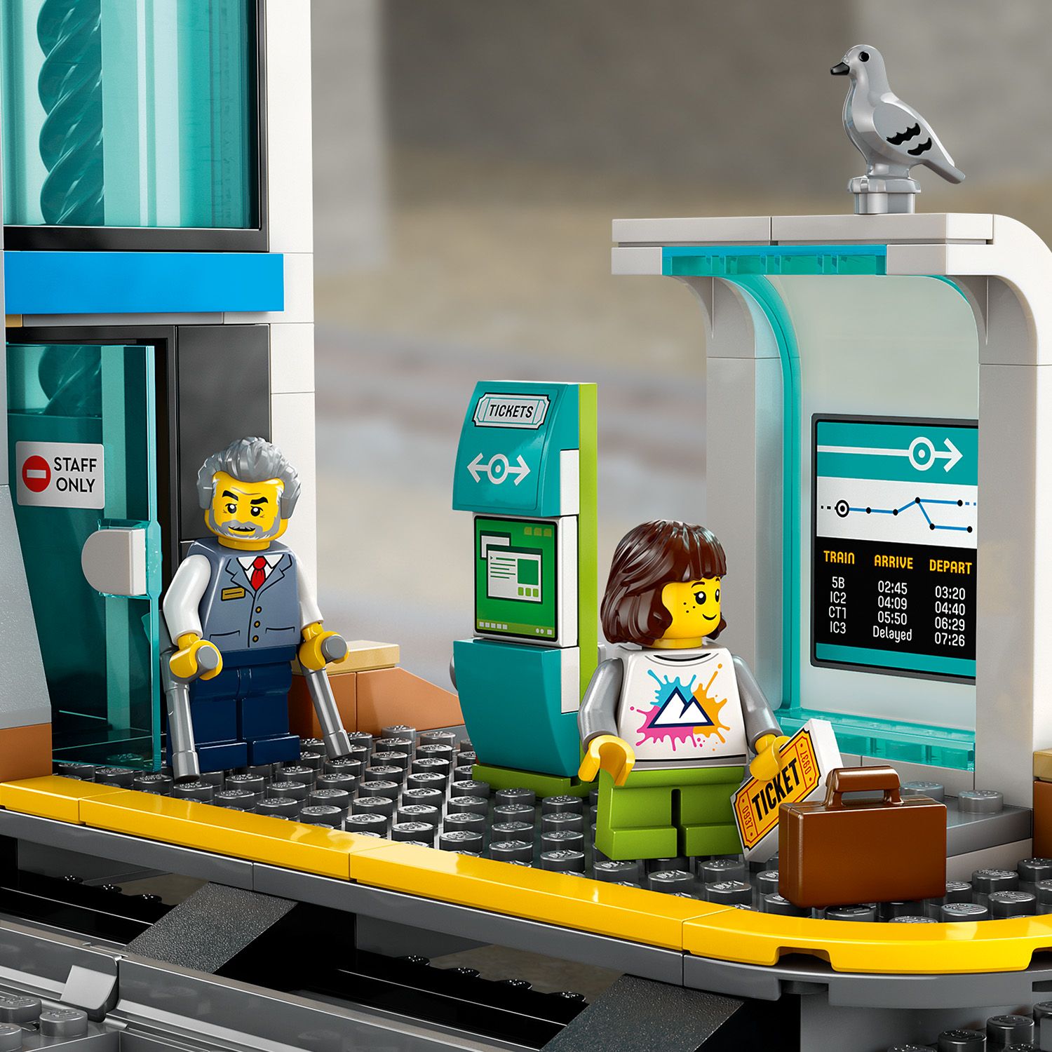 LEGO® City - Gara centrala 60469, 752 piese - eMAG.ro