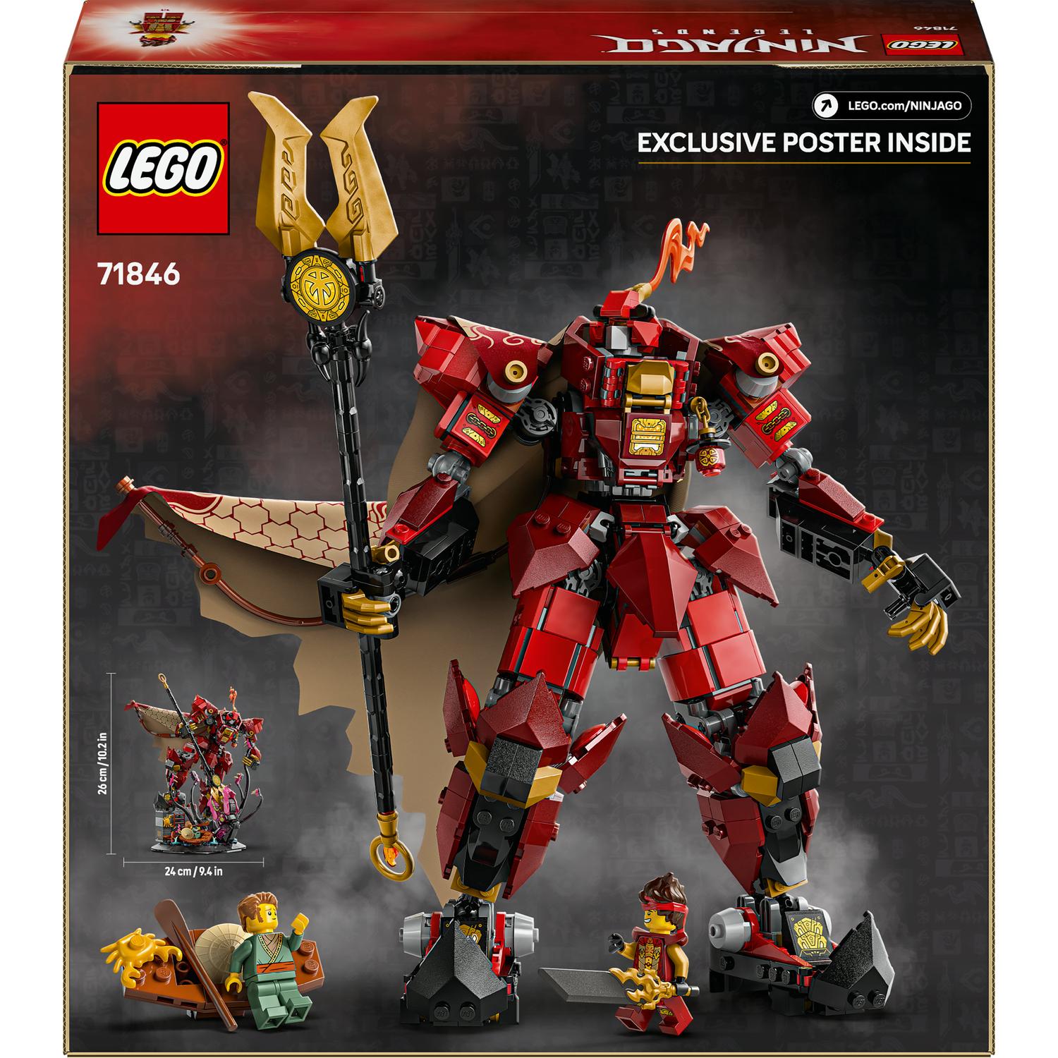 LEGO® NINJAGO® - Robotul cavaler al focului 71846, 996 piese - eMAG.ro