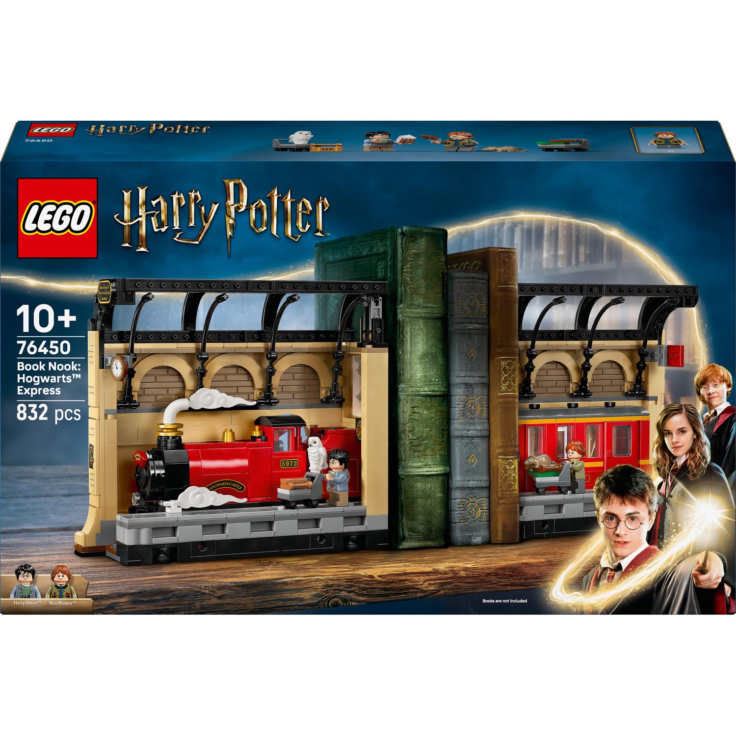 LEGO® Harry Potter™ - Coltul cu carti: Expresul Hogwarts™ 76450, 832 ...