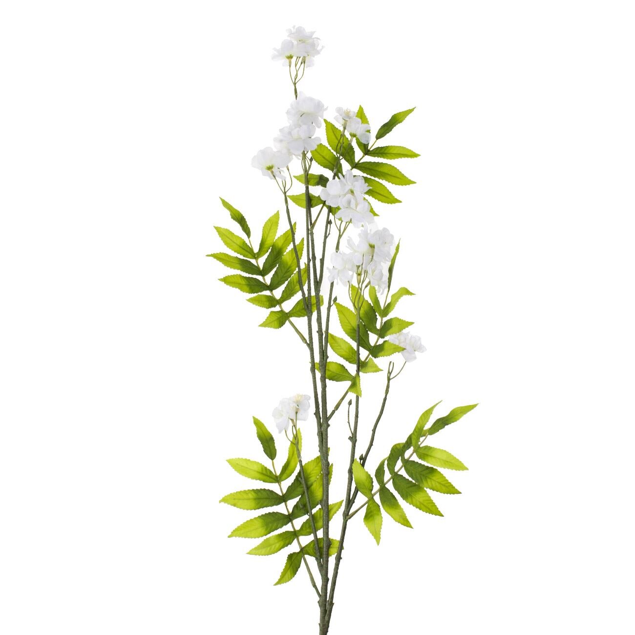 Floare artificiala cu tulpina lunga & flori albe 105cm - eMAG.ro