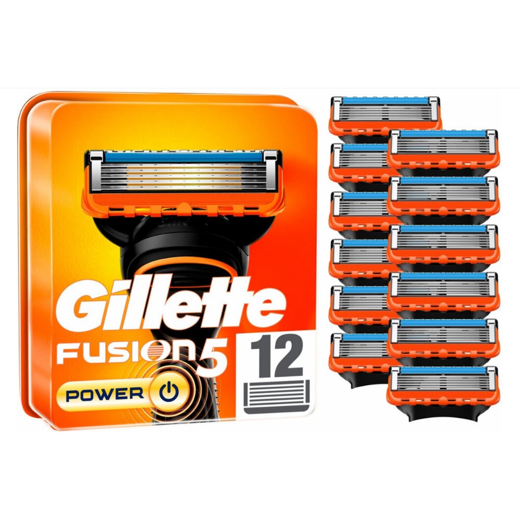 Ножчета Gillette Fusion 5 Power 12 бр - eMAG.bg