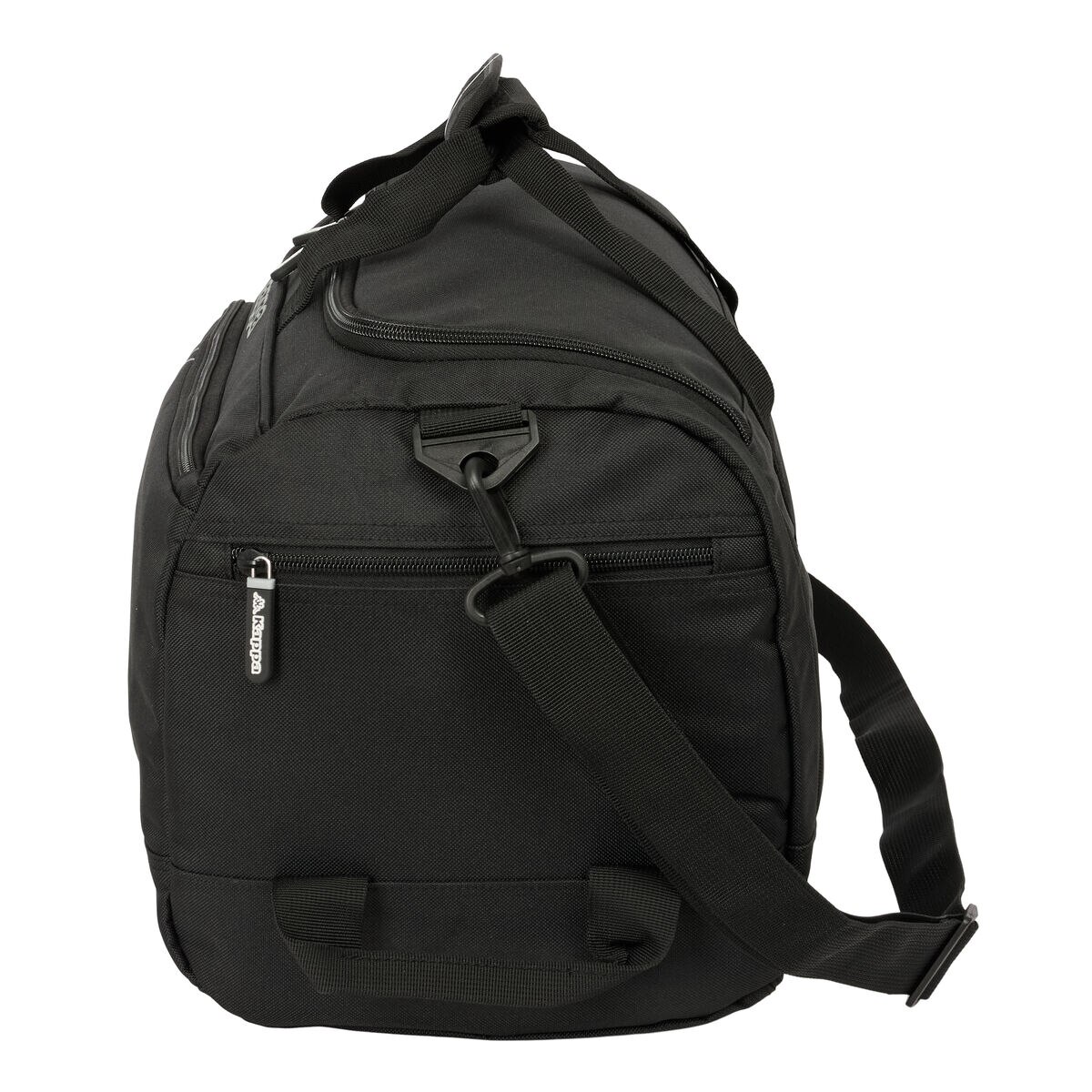 Geanta sport Kappa, neagra, 50x25x25cm, cu curea ajustabila si ...