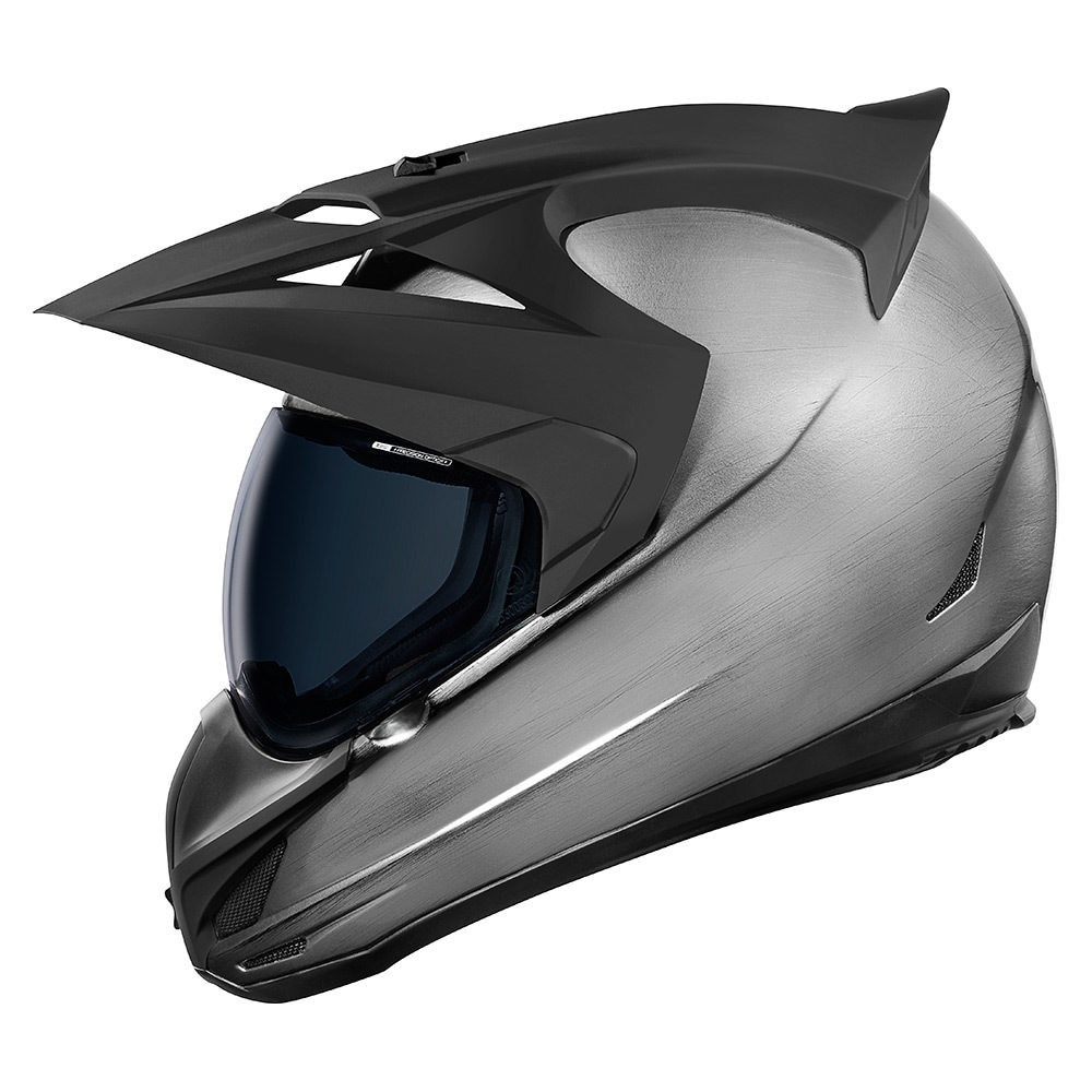 Casca moto Icon Variant Quicksilver argintiu XS - eMAG.ro
