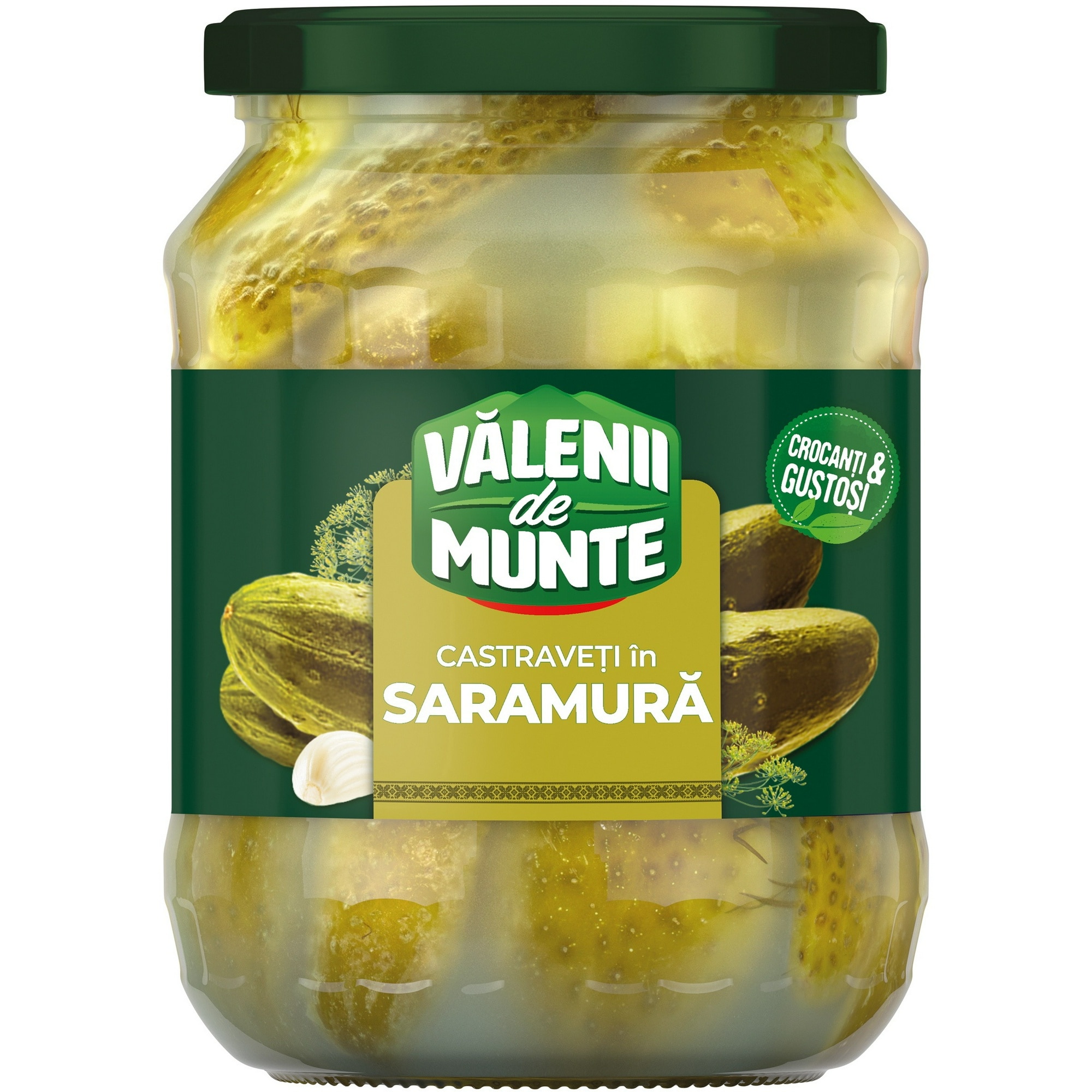 Castraveti murati in saramura, 630g, Valenii de munte - eMAG.ro