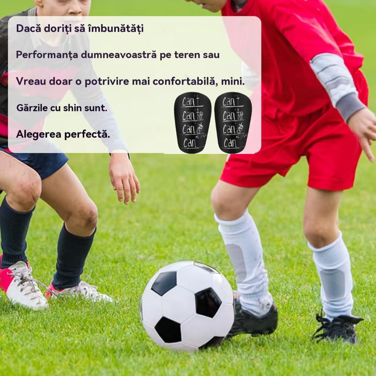 Set 2 aparatori mini pentru fotbal, Plastic, Negru - eMAG.ro