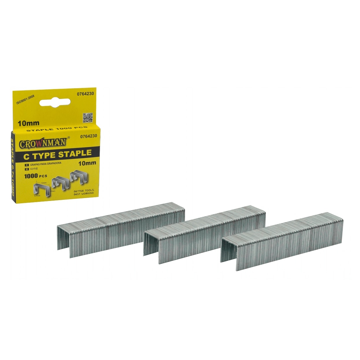 Set de 1000pcs capse tip C 0.7x10mm - eMAG.ro