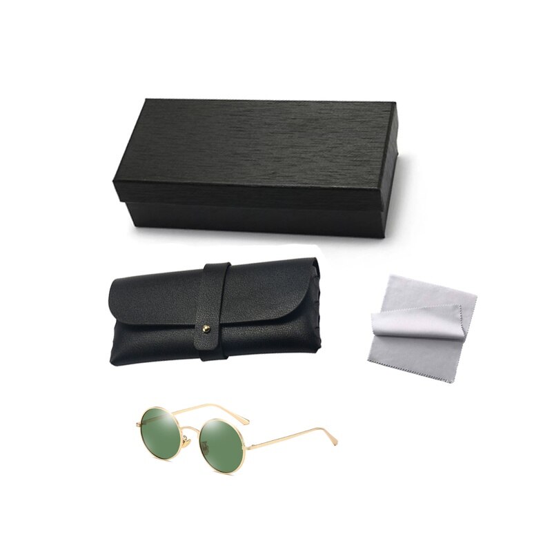 Ochelari de soare, unisex, polarizati, anti-UV 400, rama rotunda mica ...