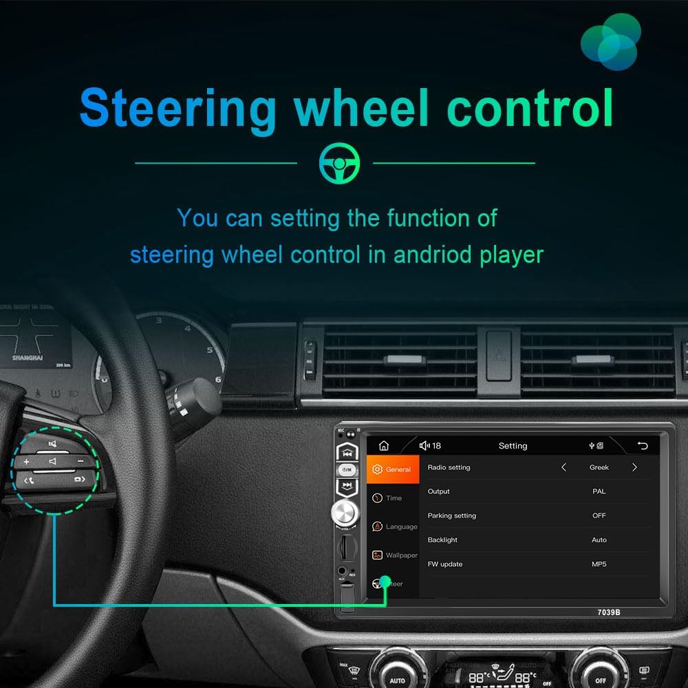 MP5 Player Multimedia, Carplay, display HD de 7 inch, Card SD, USB ...