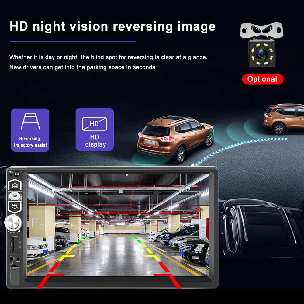 MP5 Player Multimedia, Carplay, display HD de 7 inch, Card SD, USB ...