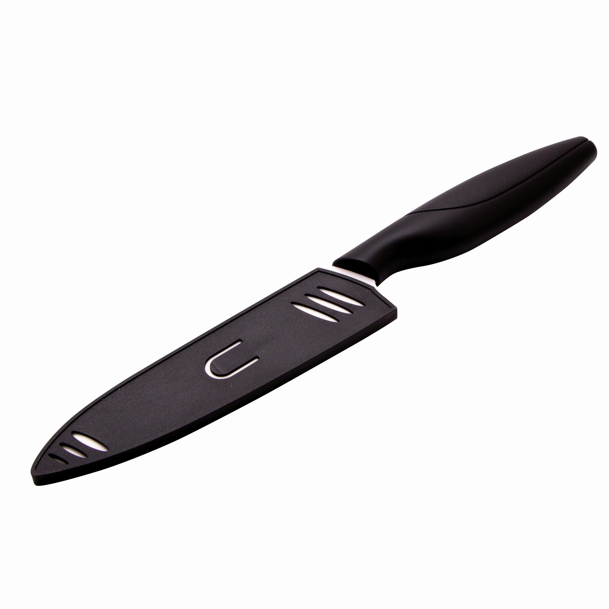 Cutit ceramic de bucatarie Chef TB, 15 cm, Negru/Alb - eMAG.ro