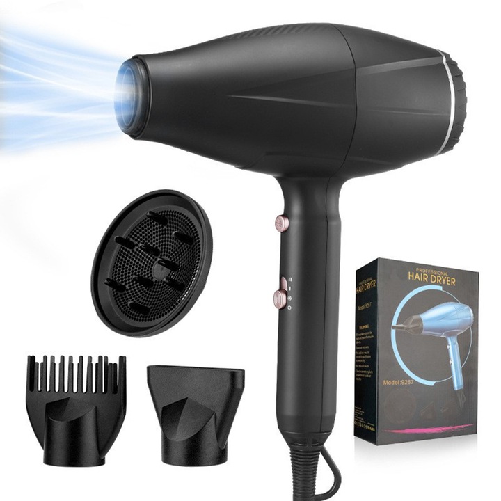 Uscator de Par Profesional, BYONDSELF®, 2500 W, Schimbare Intre Aer ...