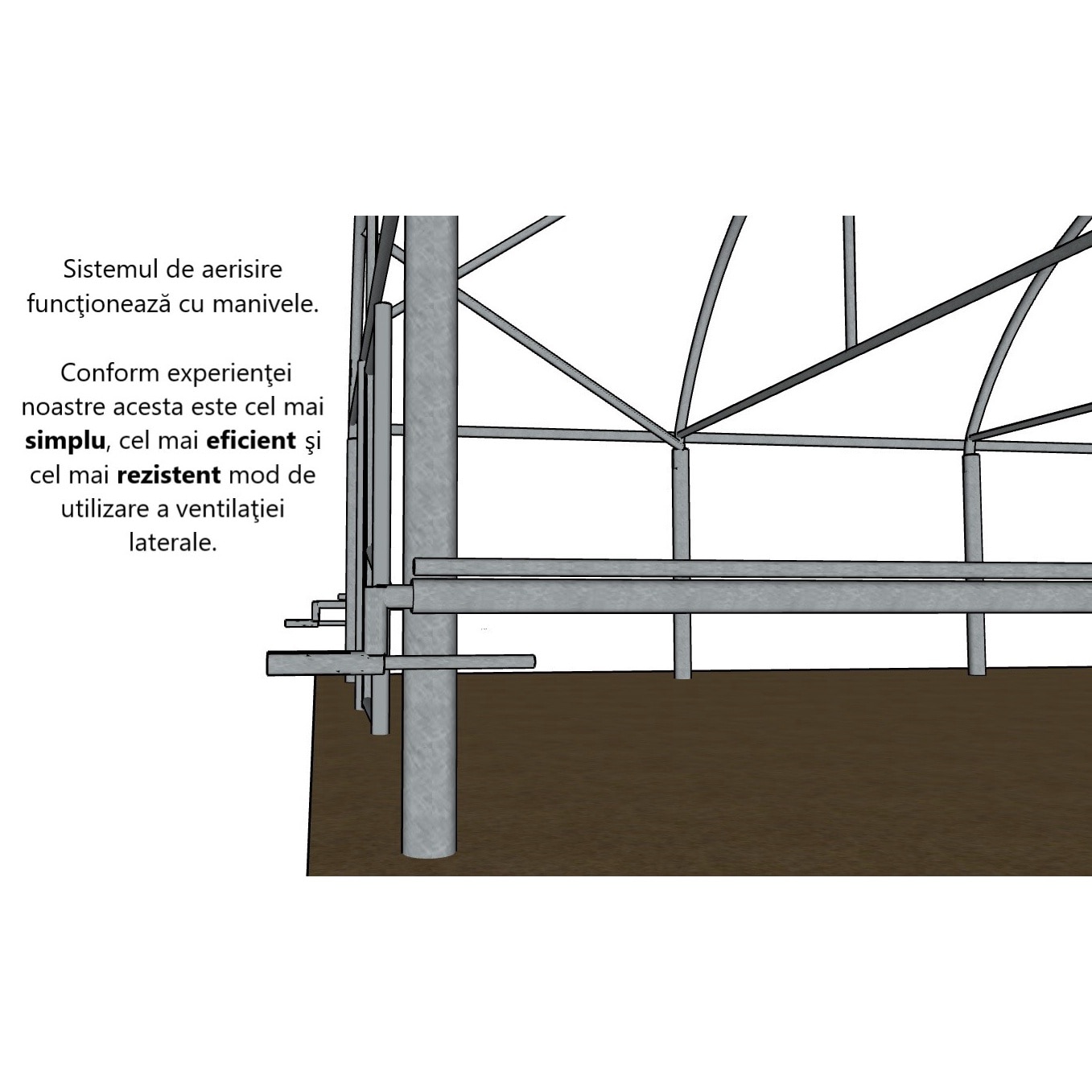 Solar de Gradina Premium Marca Solaru Econom 5x10 din teava zincata cu ...