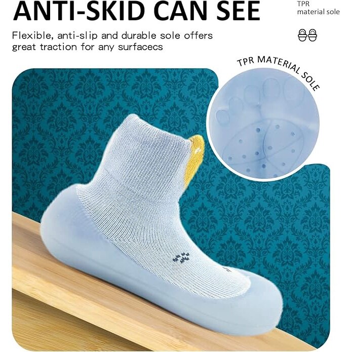 Cizme pentru casa pentru bebelusi, pantofi pentru bebelusi, talpa de ...