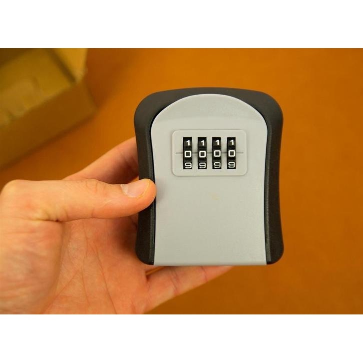 Mini-Seif din plastic Compact pentru Chei si Obiecte Mici, 10 × 8 × 5 ...