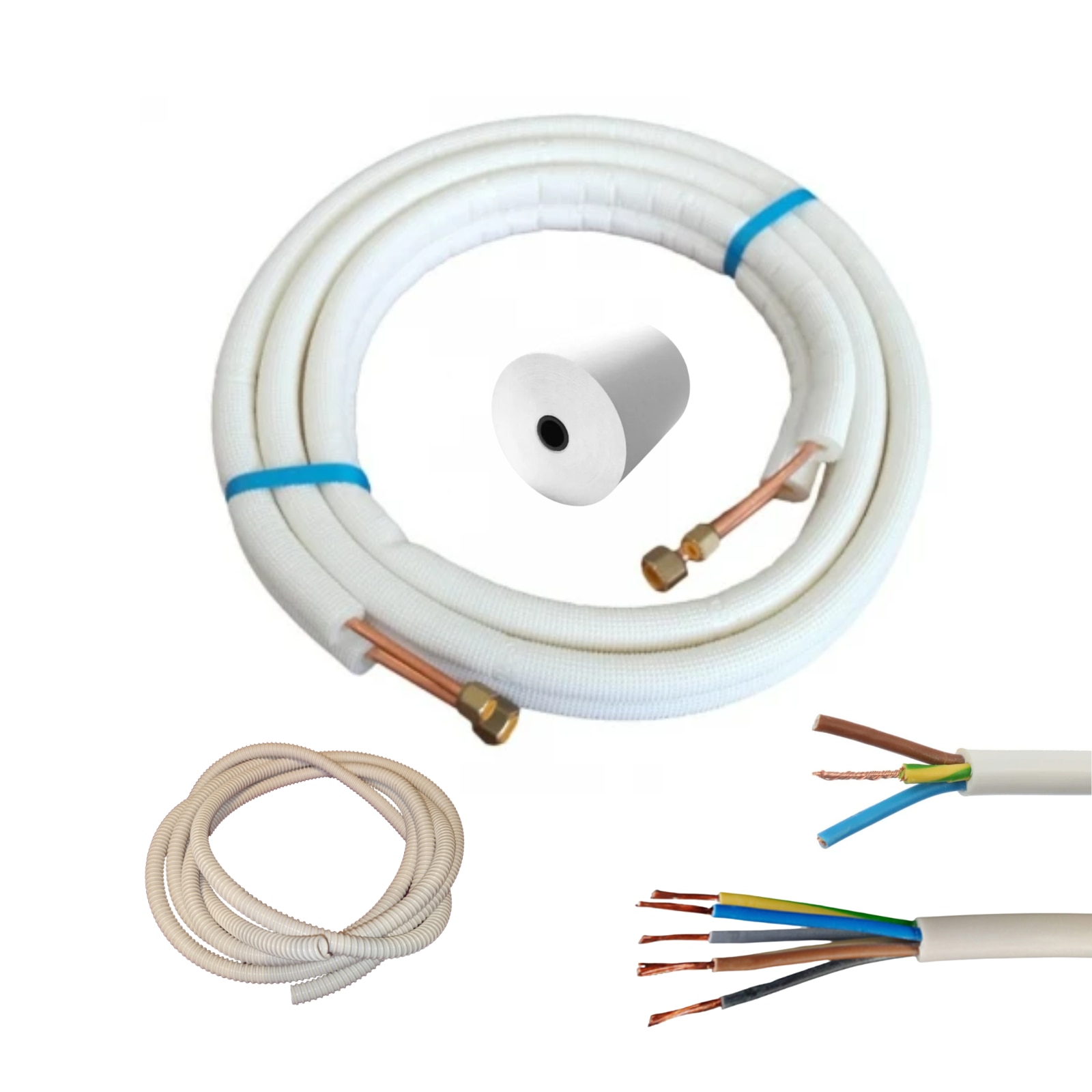 Kit instalare AC 18000 BTU, teava cupru 6mm si 12mm, furtun condens ...