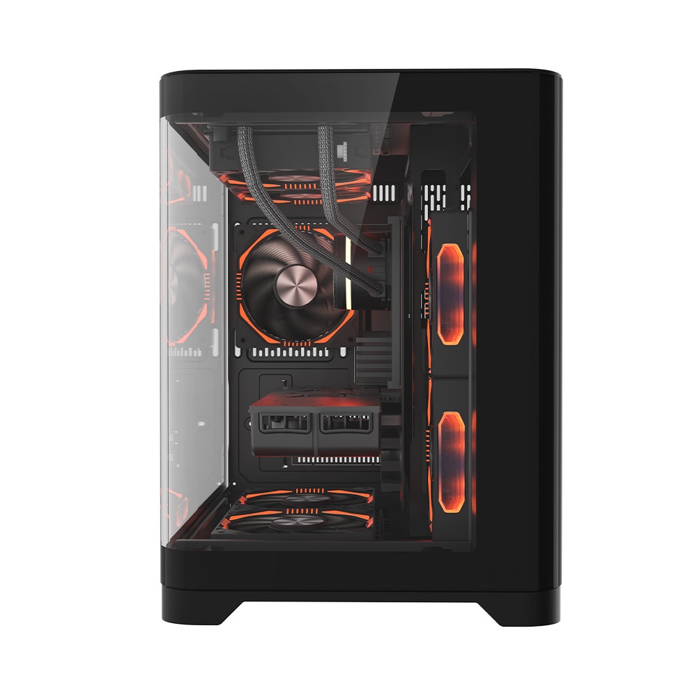 Sistem PC Gaming 1stPlayer® cu AMD Ryzen™ 7 7800X3D 5.0 GHz, 104Mb cache, 32 GB DDR5, SSD 1 TB M ...