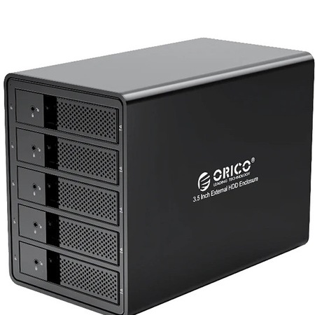 Statie de andocare Orico HDD 5 Bay, suporta capacitate de stocare 110TB ...