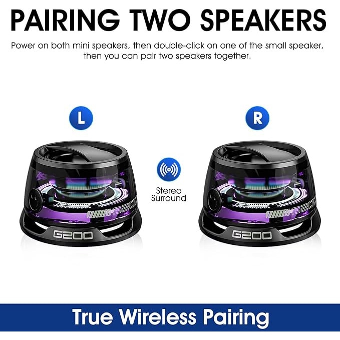 Boxa Portabila Bluetooth Rezistenta la Apa IPX7 cu Magnet, Atasare ...
