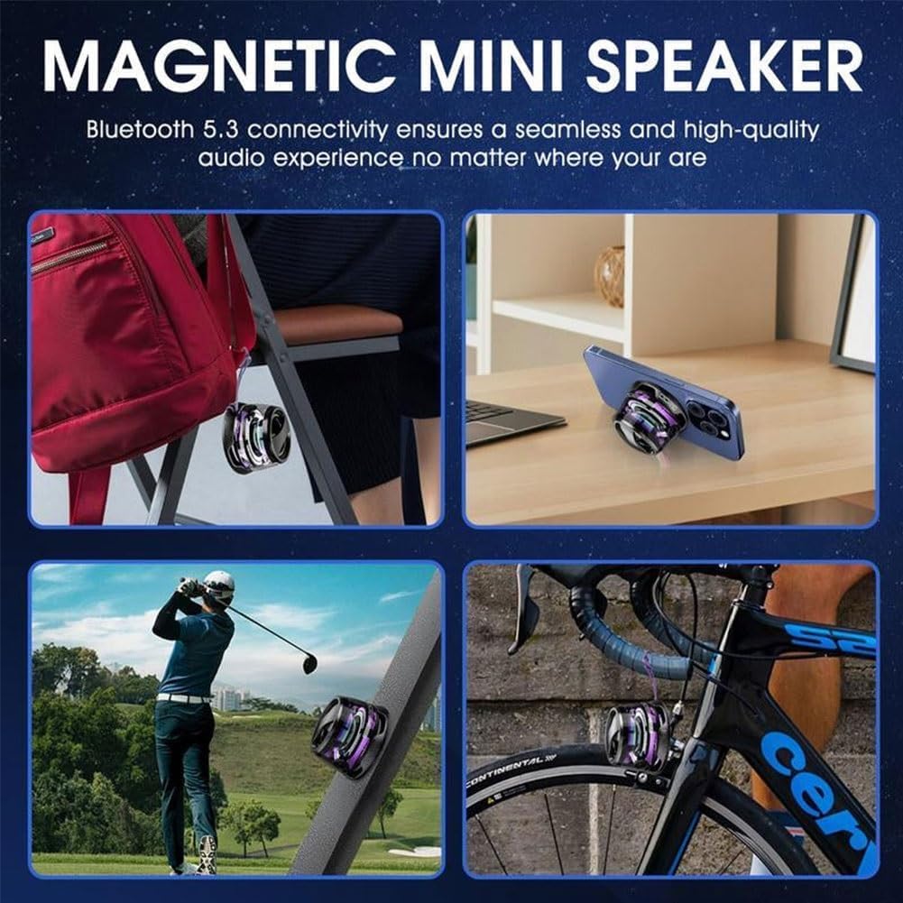 Boxa Portabila Bluetooth Rezistenta la Apa IPX7 cu Magnet, Atasare ...