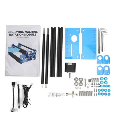 Modul de gravare rotativ cu laser pentru obiecte cilindrice, 20x80mm ...