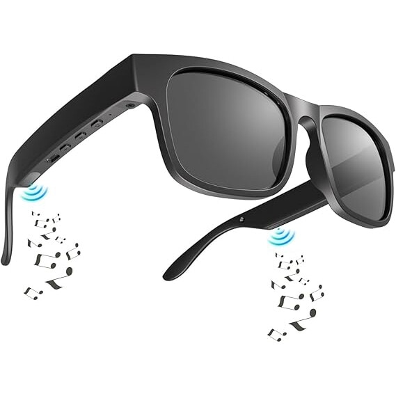 Ochelari smart, Bluetooth, difuzoare duale, lentile polarizate, pentru ...