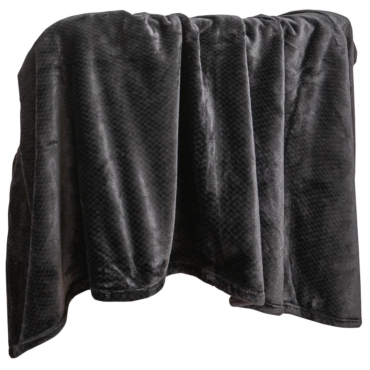 Patura Micrufibra Plusata Neagra, Marime King, 200x220 cm, de la Ac si ...