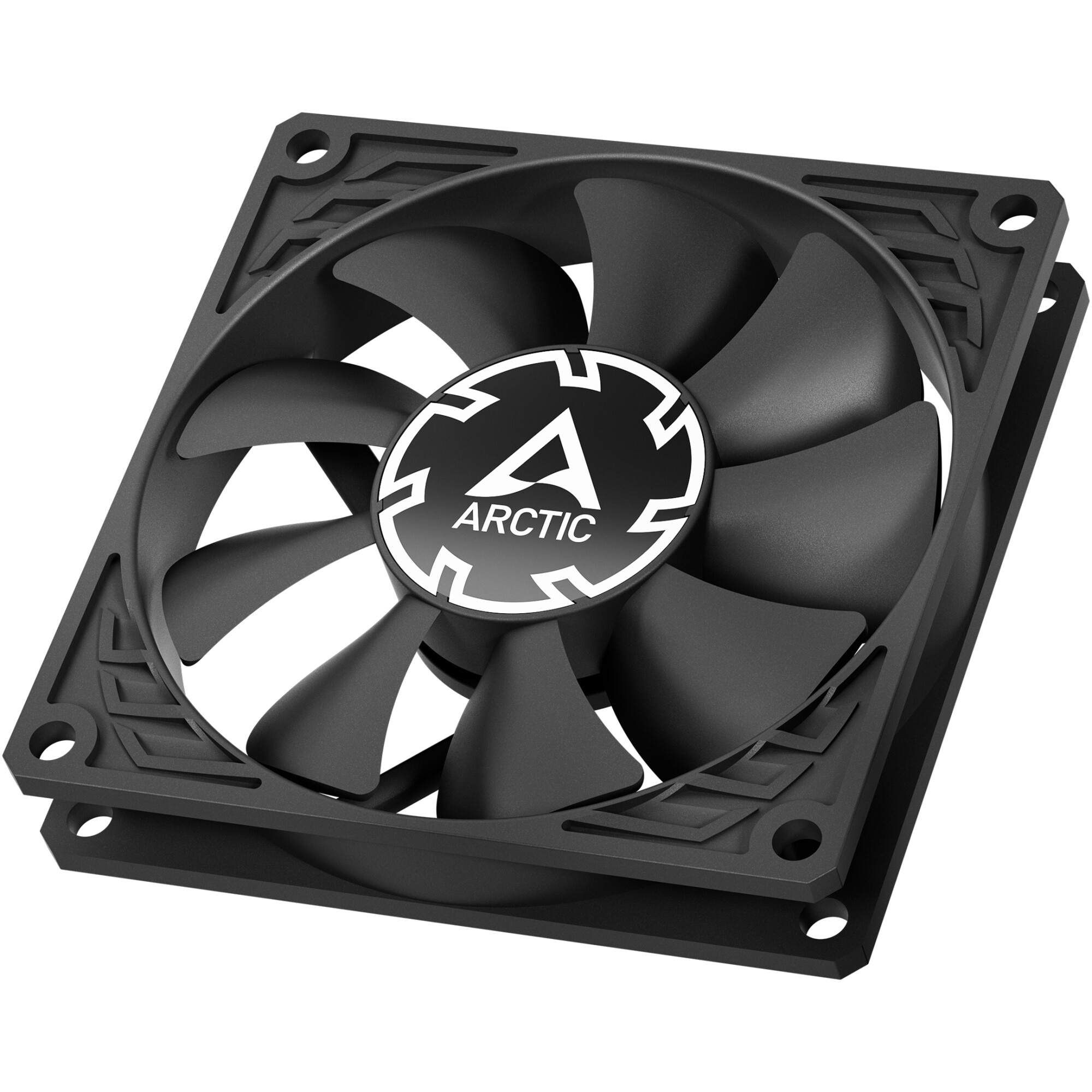 Ventilator Arctic P8 Slim PWM, 80mm, 300-3000 RPM, FDB - eMAG.ro