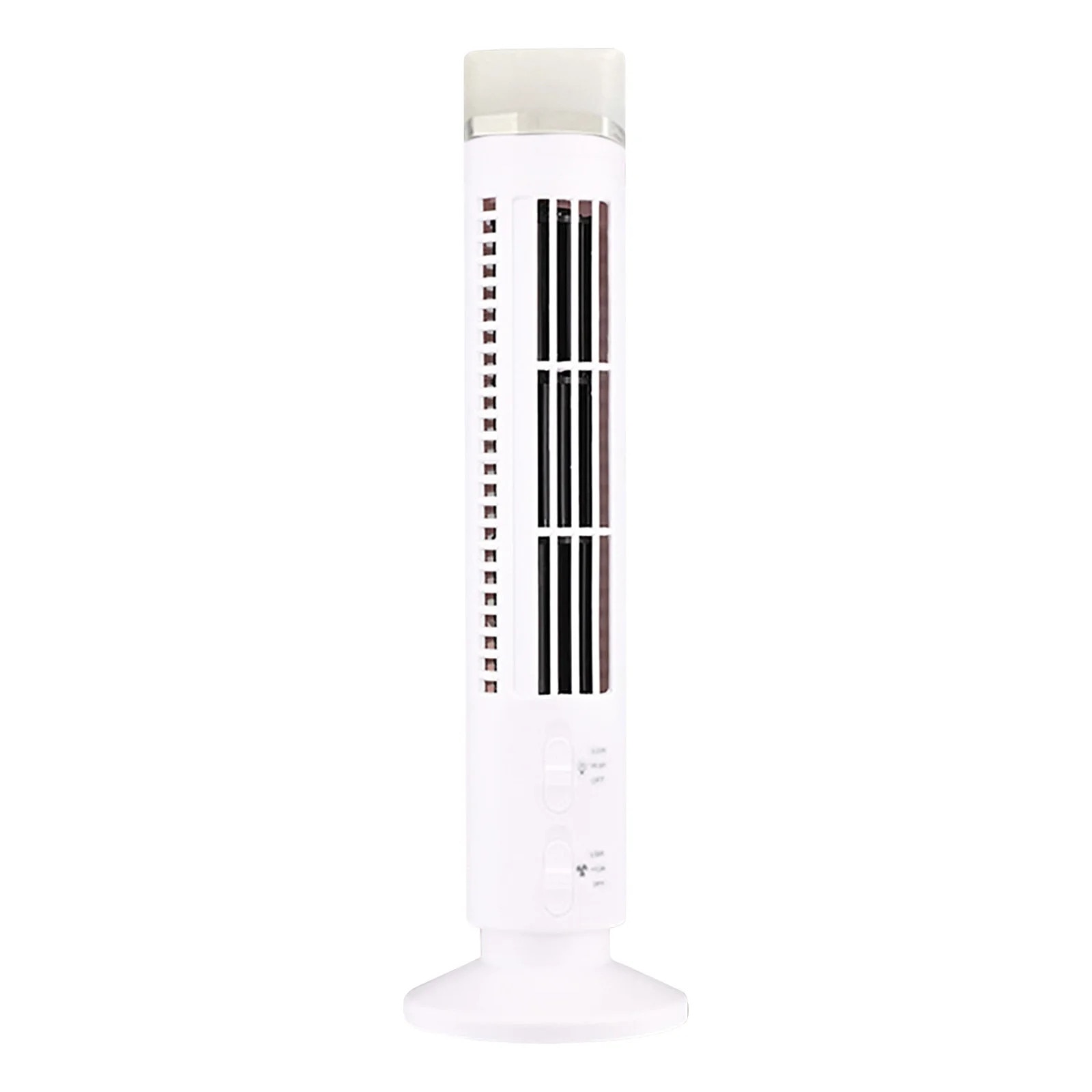 Ventilator vertical Fokelyi, fara palete, alb, 2 trepte de viteza ...