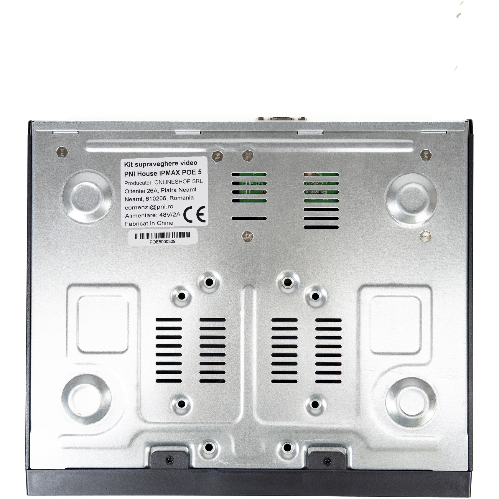 Kit supraveghere video POE PNI House IPMAX POE 5, NVR cu 4 porturi POE ...