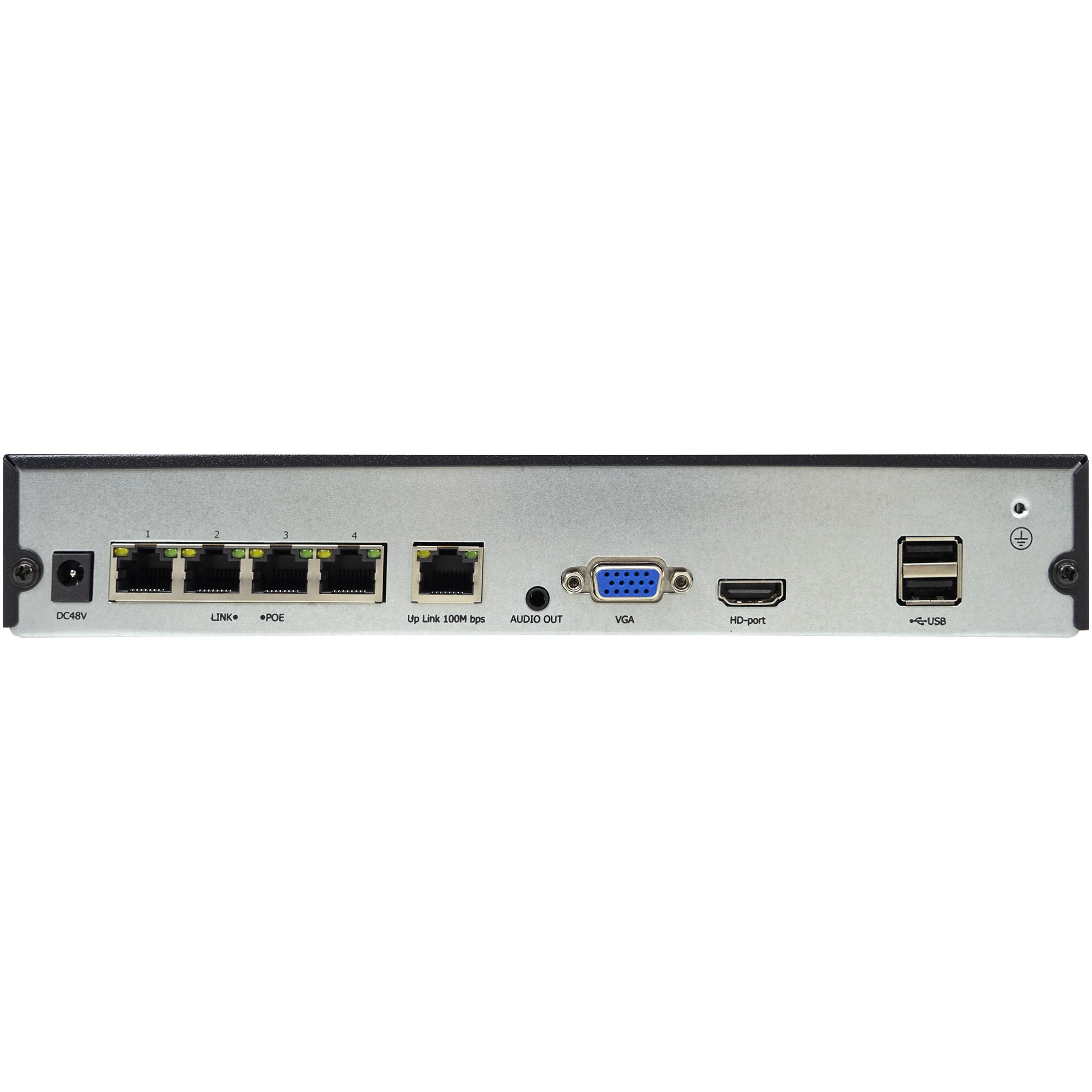 Kit supraveghere video POE PNI House IPMAX POE 5, NVR cu 4 porturi POE ...