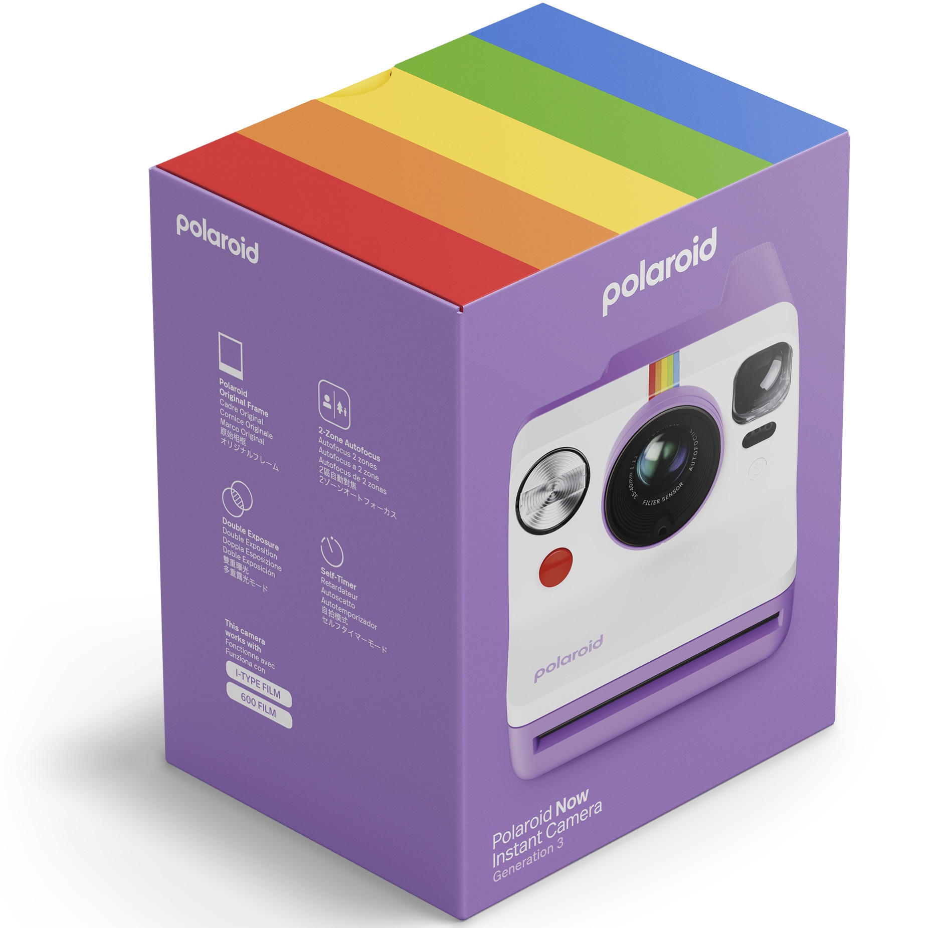 Camera Foto Instant Polaroid Now Gen 3, Purple - eMAG.ro